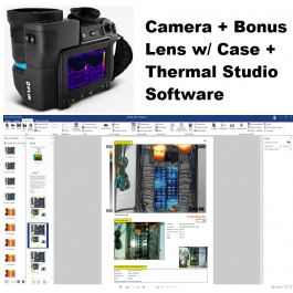 FLIR - T1020 with standard 28° Lens and optional 45° Lens w/Case and ...