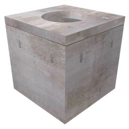 48 X 48 X 36 Polymer Concrete Box & Cover Surplus Traders