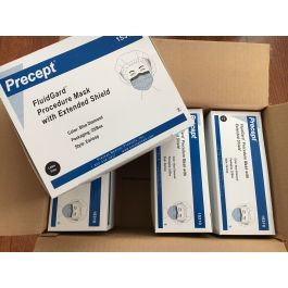 PRECEPT MEDICAL 15310 Precept Fluidgard Procedure Masks With Face ...